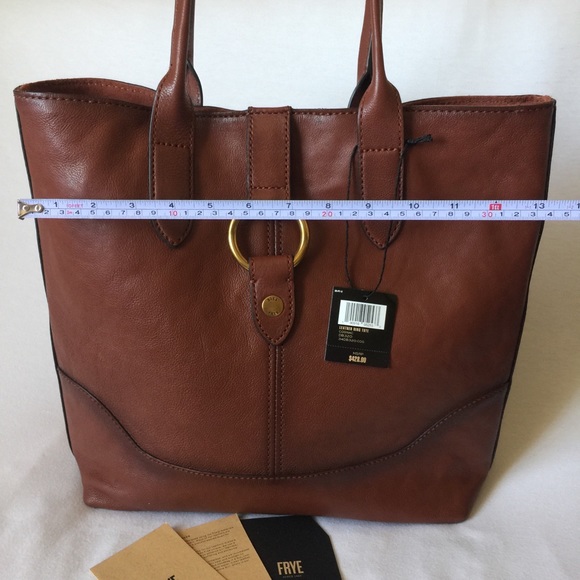 Frye | Bags | Frye Leather Ring Tote Shoulder Bag Cognac Brown | Poshmark